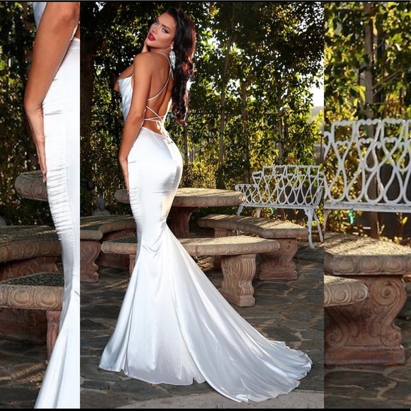 Dresses | Satin Gown | Poshmark